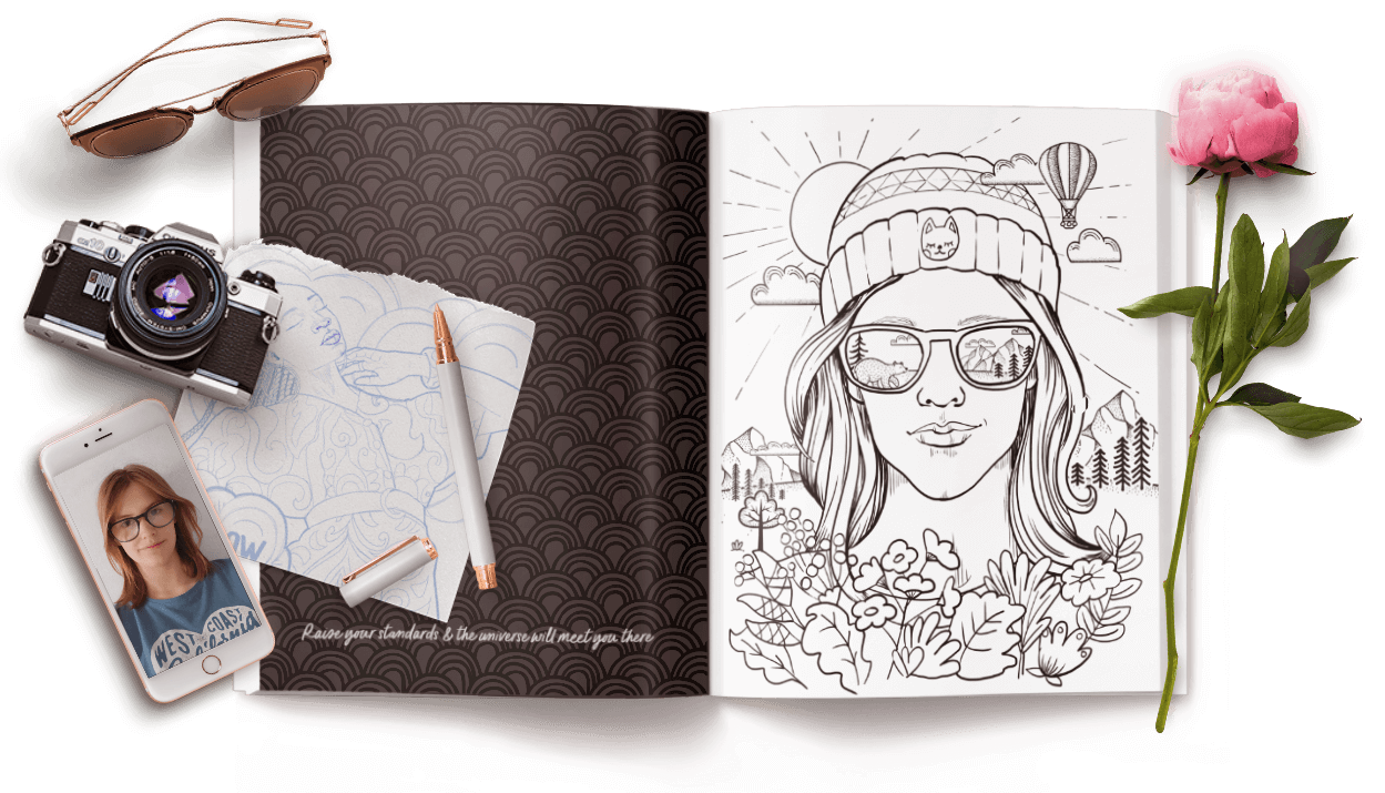 Tween Activity Coloring Book - Liza Lluma